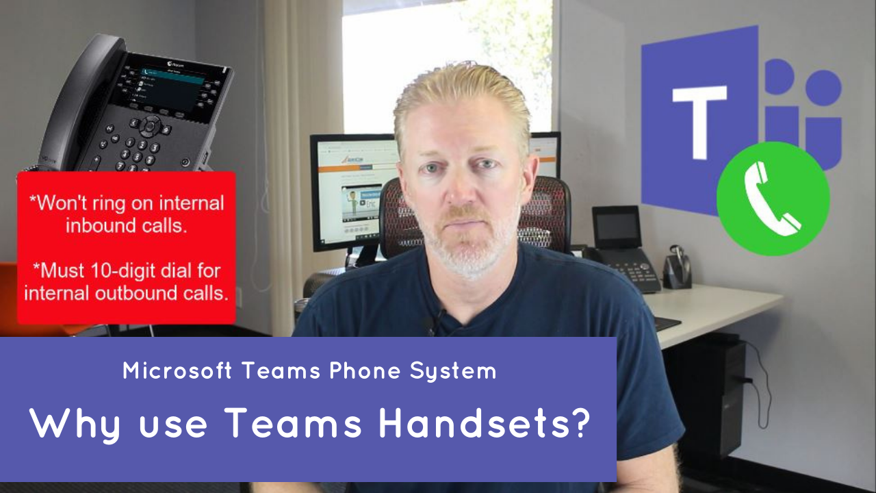 Microsoft Teams Phone System: Why use Teams Handsets?