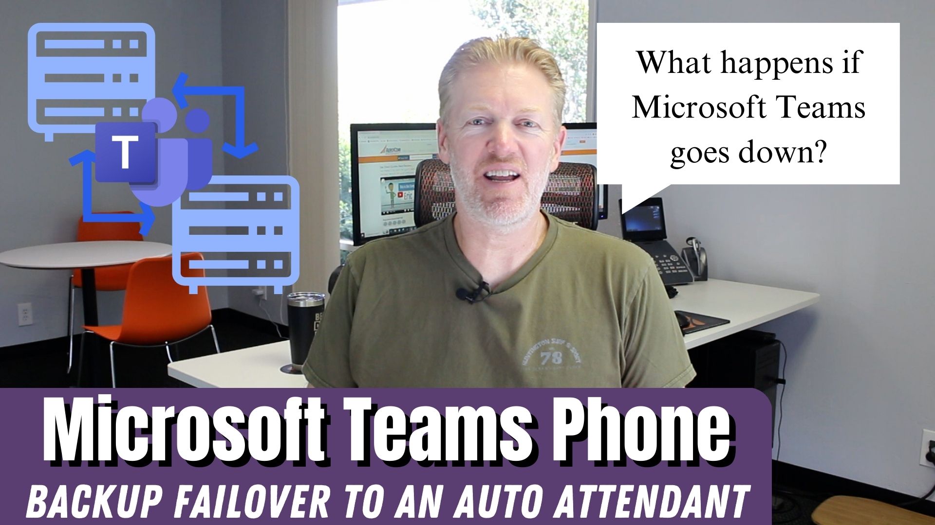 Teams Phone System: Backup Failover to an Auto Attendant