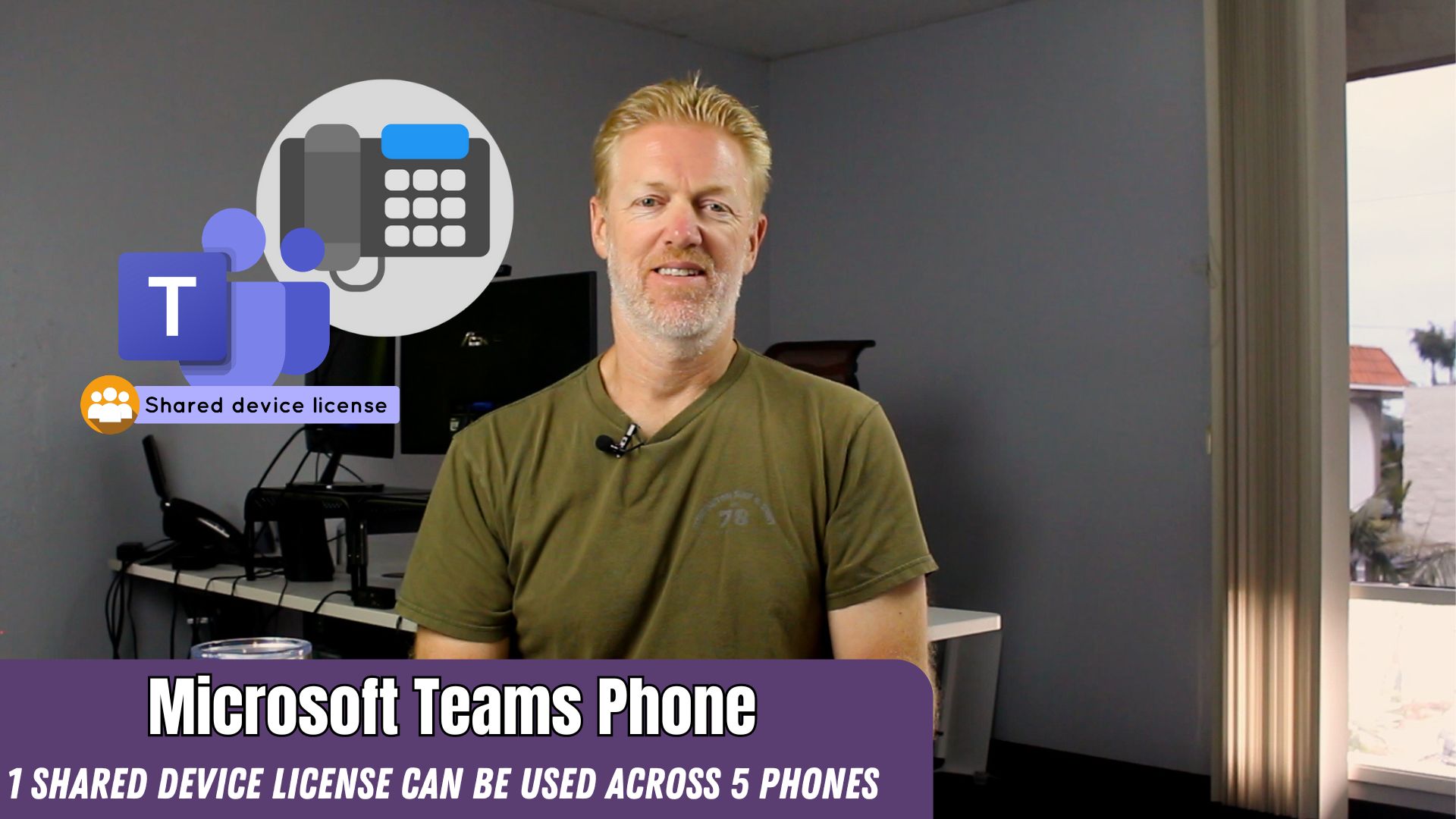 1 Shared Device License can be used across 5 Phones | Teams